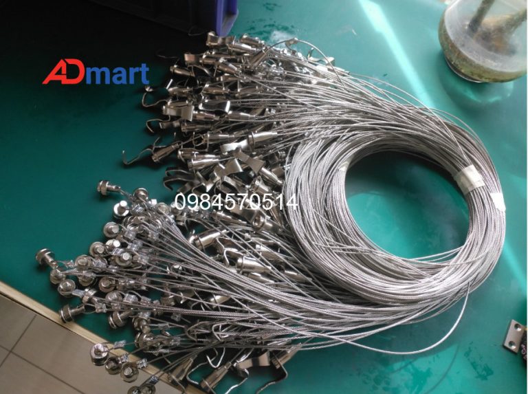 Dây cap treo tranh,bộ kít treo tranh thông minh ⋆ ADmart
